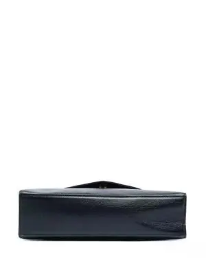 Saint Laurent 20th Century Textured Leather Monogram Top Handle Bag