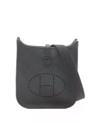 Hermès 2025 Clemence Evelyne Amazone 16 Crossbody Bag - Black
