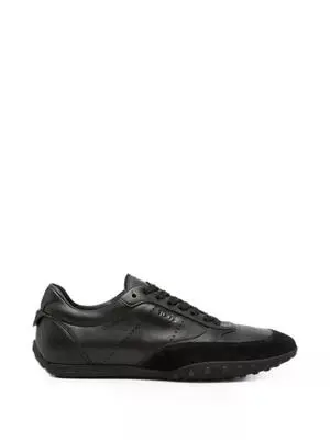 TOD'S Logo-debossed Panelled Sneakers - Black