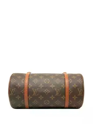 LOUIS VUITTON 1991 Monogram Papillon 26 Handbag - Brown