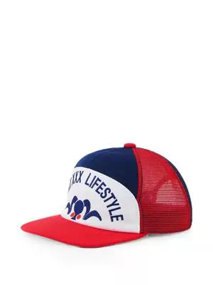 SAINT MXXXXXX Logo-embroidered Mesh-panel Cap