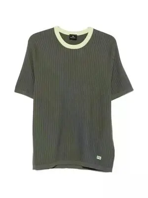 Paul Smith Ribbed-knit T-shirt - Green