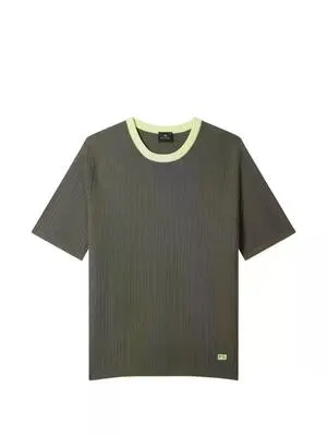 Paul Smith Textured Cotton Knitted T-shirt - Green