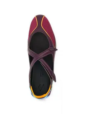 Attico Crossover-strap Ballet Sneakers