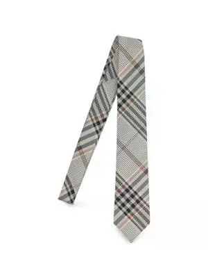 Burberry Check-pattern Silk Tie