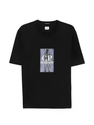 C.P. COMPANY Logo-print T-shirt - Black