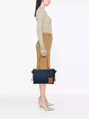 Loewe Small Canvas Cushion Tote Bag