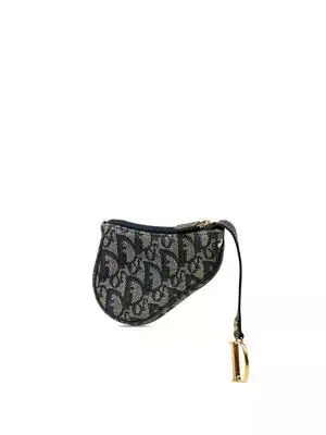 Dior 2001 Diorissimo Trotter Saddle Coin Pouch - Blue