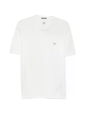 C.P. COMPANY Logo-patch Jersey T-shirt - White