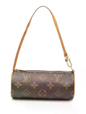 LOUIS VUITTON 2016-2026 Monogram Papillon Pochette Handbag - Brown