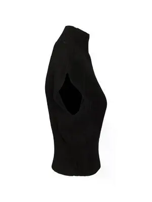 Rick Owens Sleeveless Turtleneck Sweater