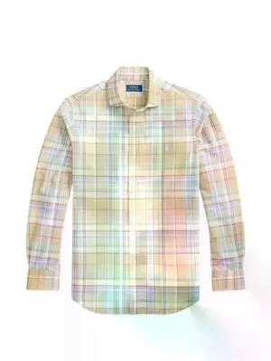 Polo Ralph Lauren Plaid-check Embroidered-logo Shirt