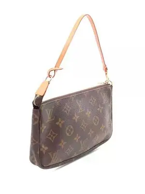 LOUIS VUITTON 2001 Monogram Pochette Accessoires Shoulder Bag