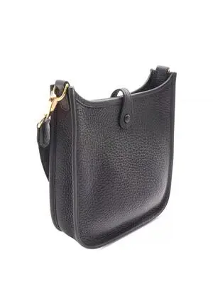 Hermès Clemence Evelyne Amazone 16 Crossbody Bag - Black