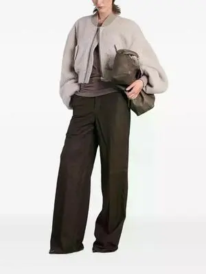 Rick Owens Exposed Seam Long Sleeve Sweater - Brown