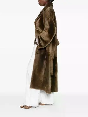 ARMA Belted Shearling Coat