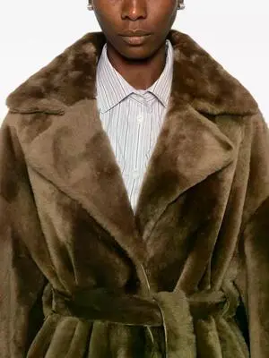 ARMA Belted Shearling Coat