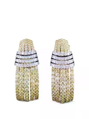 HYT JEWELRY Diamond Drop Earrings - Gold