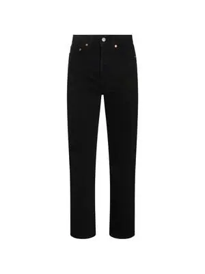 LEVI'S Ribcage Logo-patch Jeans