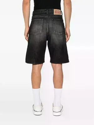A BATHING APE Star-print Denim Shorts