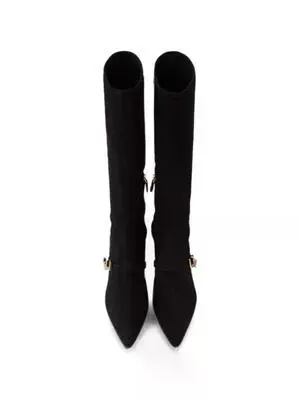 Prada Stretch Suede Boots