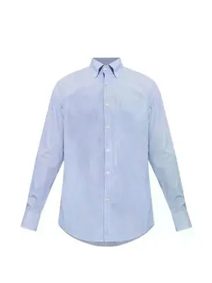 Paul & Shark Striped Button-down Shirt - Blue