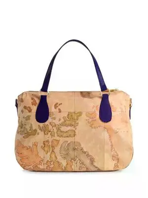 ALVIERO MARTINI 1° CLASSE Geo Classic Map Print Tote Bag