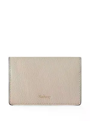 Mulberry Continental Grained Card Case - Neutrals