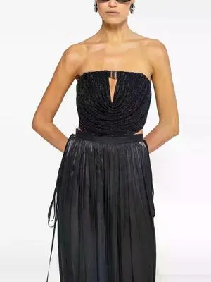 NISSA High-waisted Chiffon Pants