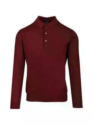 Fedeli Long-sleeve Polo Sweater