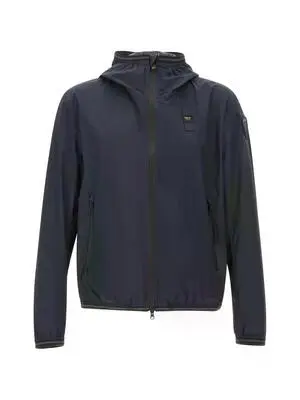 BLAUER. Farrin Hooded Windbreaker - Blue