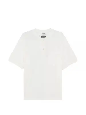 ROY ROGER'S Piqué Chest-pocket T-shirt - Neutrals