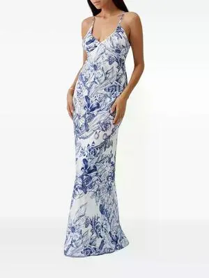 Melissa Odabash Floral Print Jacey Maxi Dress