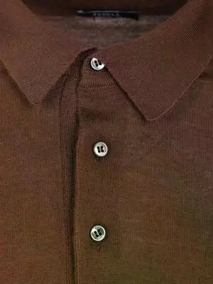 Fedeli Button-fastening Fine-knit Sweater