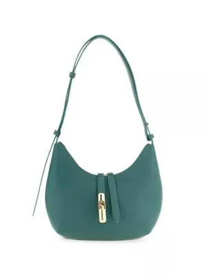 Furla Small Goccia Leather Shoulder Bag - Green