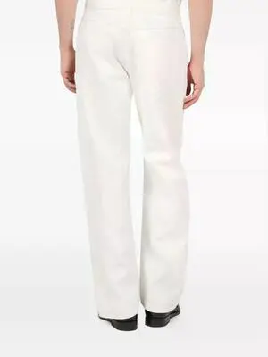 Roberto Cavalli Ray-print Straight-leg Jeans