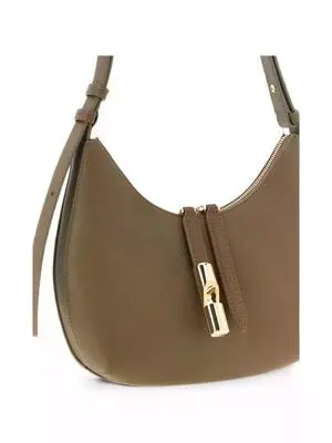 Furla Small Goccia Leather Shoulder Bag