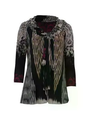 Etro Ruffled Neckline Printed Blouse
