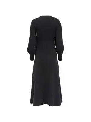 Sandro Sweetheart Neckline Puff Sleeve Dress