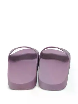 FERRAGAMO Groovy Gancini Slide Sandals - Purple