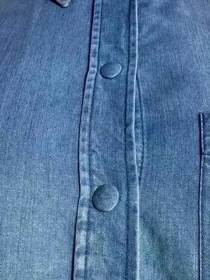 Mother Of Pearl Bishop Sleeve Buttoned Shirt