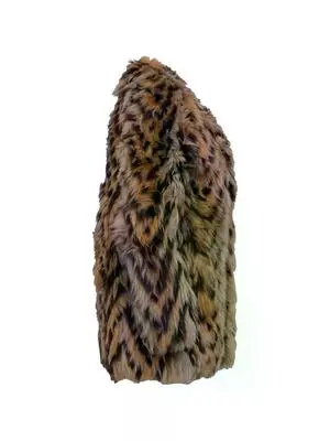 Saint Laurent Leopard-print Oversized Coat