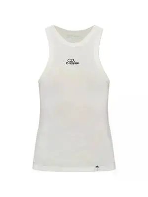 Palm Angels Embroidered-logo Tank Top