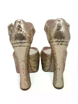 Miu Miu Mary Jane Cross-strap Sandals