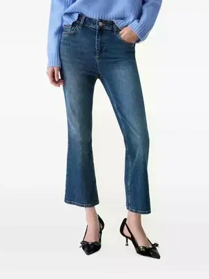Liu Jo Bootcut Jeans With Rhinestones