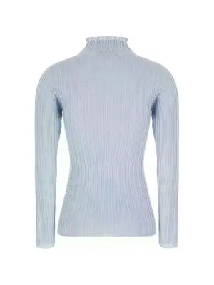 Fabiana Filippi Ribbed-knit High-neck Sweater - Blue