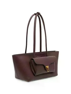 COCCINELLE Double Beat Leather Tote Bag