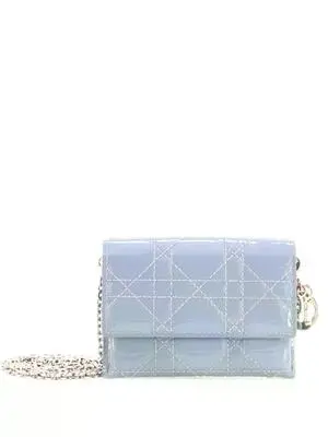 Dior Lady Nano Pouch Belt Bag Cannage Quilt Patent