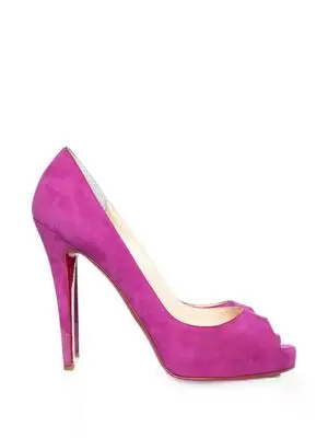 CHRISTIAN LOUBOUTIN Hyper Prive Peep-toe Pumps