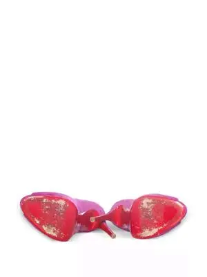 CHRISTIAN LOUBOUTIN Hyper Prive Peep-toe Pumps - Pink